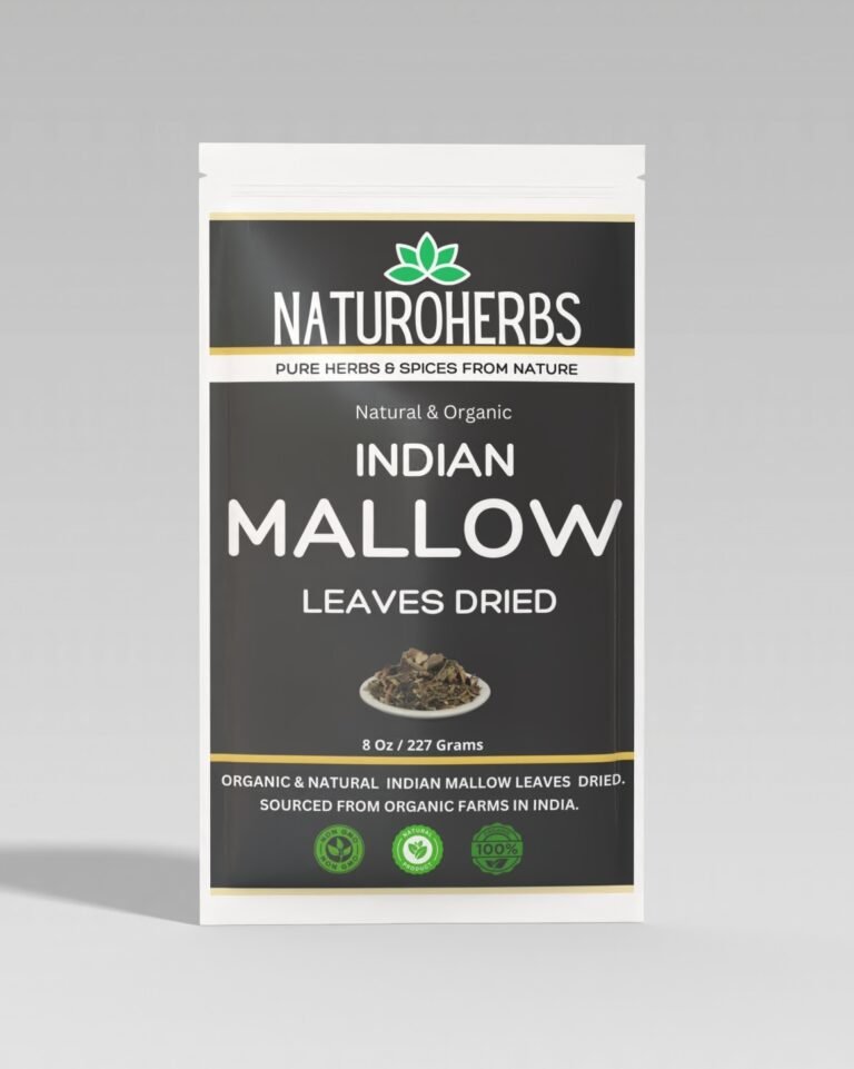 Dried Indian Mallow Leaves / Thuthi ilai - Naturoherbs